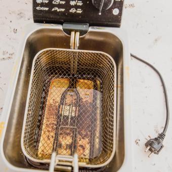How to Clean Stuck on Grease From Deep Fryer? - PostureInfoHub